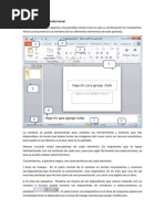 Elementos de La Pantalla Inicial de Power Point | PDF | Microsoft ...