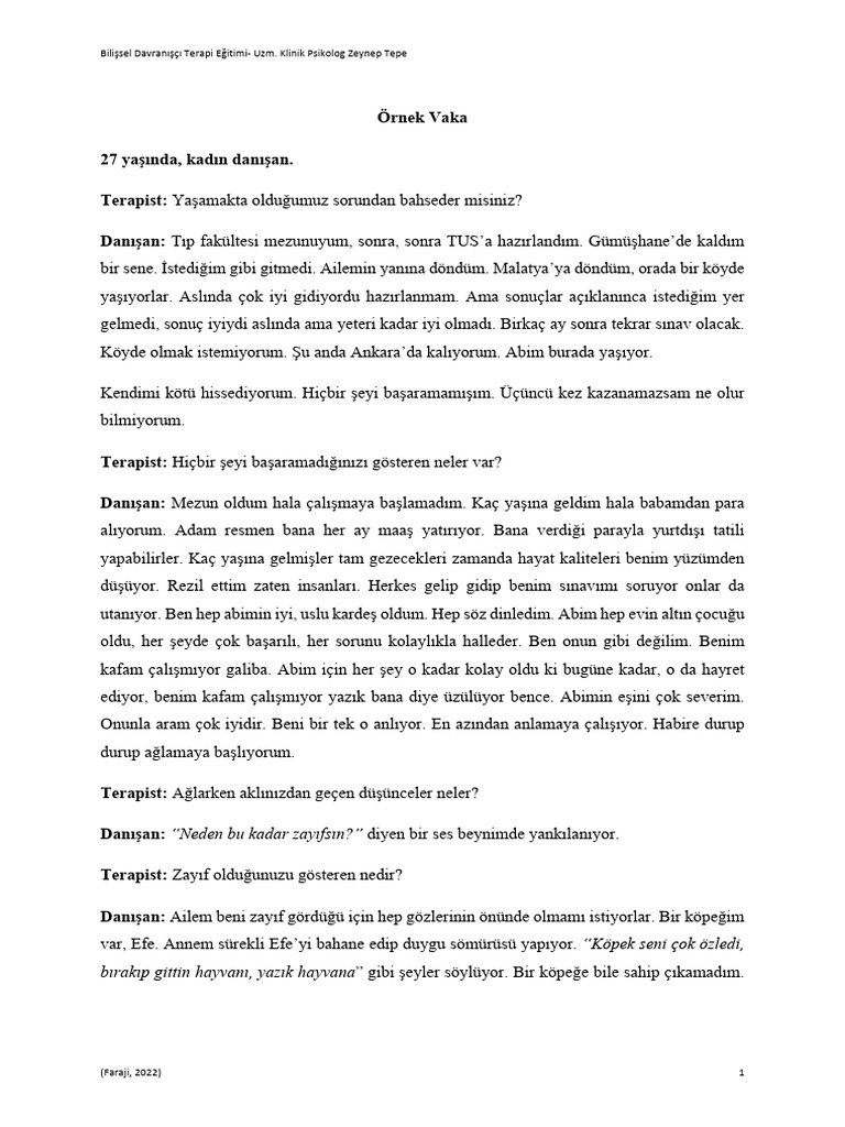 BDT Örnek Vaka | PDF