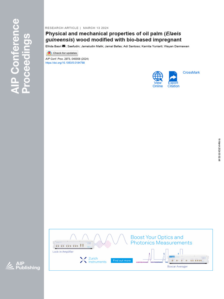 1 - 5.0184788 Aip 2 | PDF | Wood | Humidity