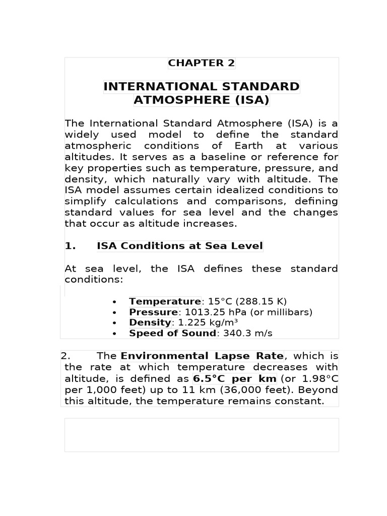 2.international Standard Atmosphere AI Edited | PDF | Altitude ...