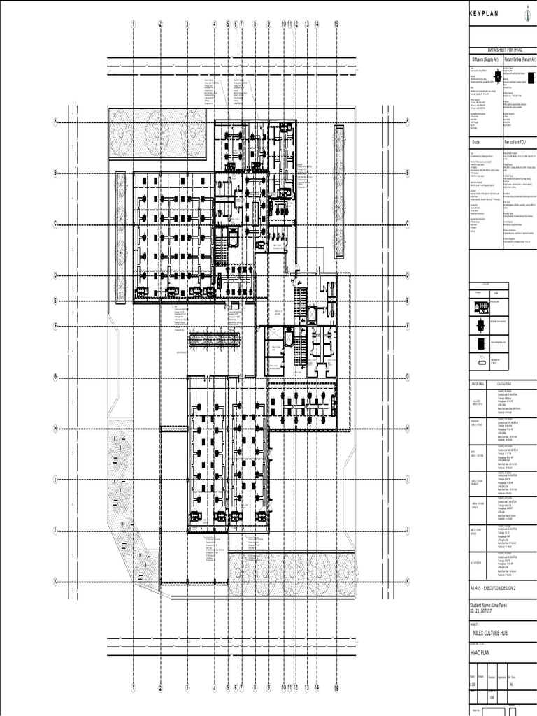 1-HVAC PLAN | PDF | Duct (Flow) | Mechanical Engineering