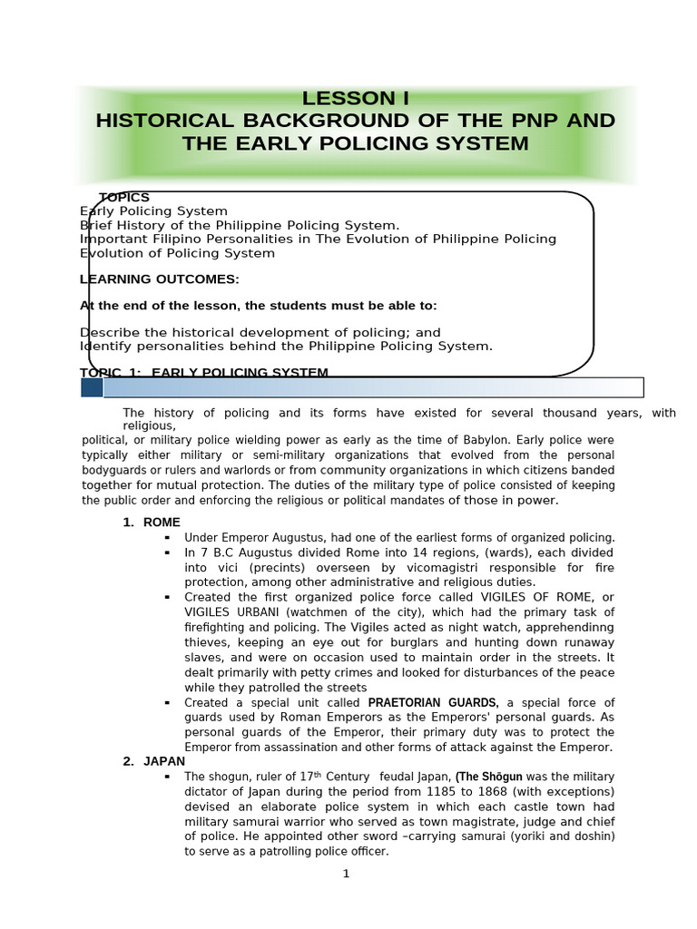 Lea 1 | PDF | Police | Law Enforcement