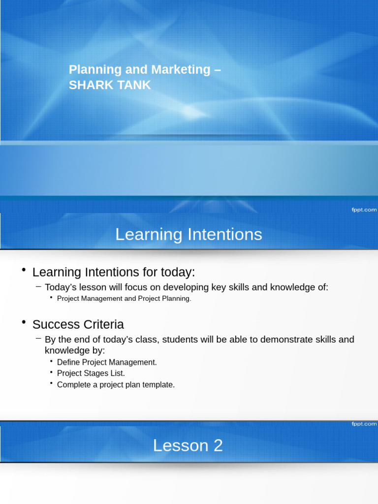 Lesson 2 - Project Management | PDF