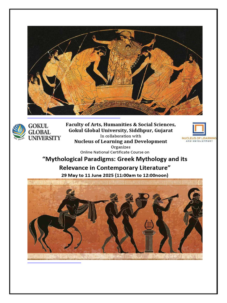 Greek Mythology in Modern Literature Course | PDF | Greek Mythology | Hero