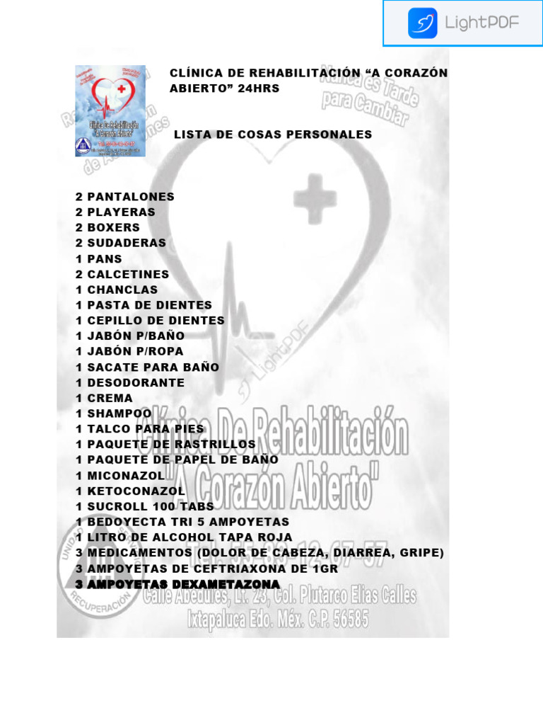 Cosas Personales - 1 | PDF