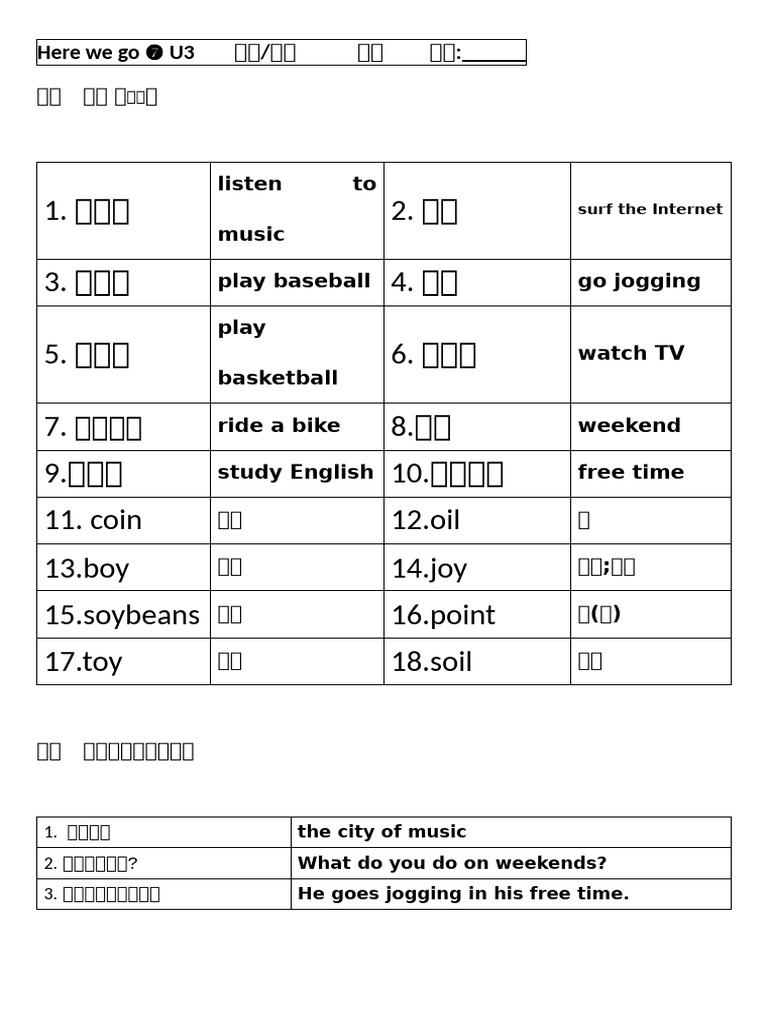 Here We Go 7 ANS | PDF