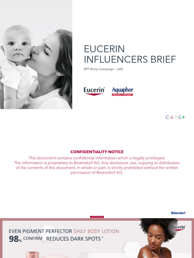 EPP Body - Influencers' Brief | PDF | Skin Care | Skin
