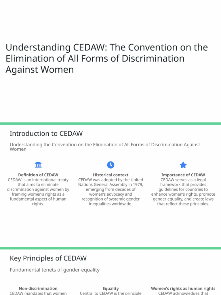CEDAW | PDF