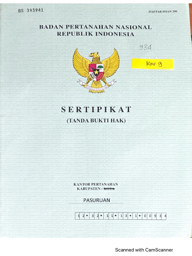 SHM kav 9 Pandaan | PDF