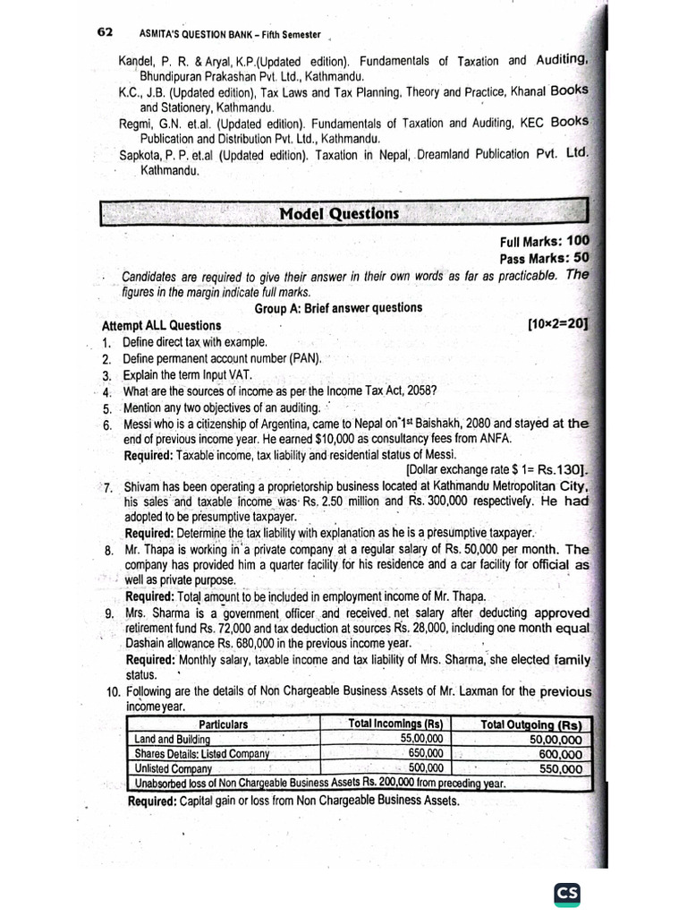 Tax & Auditing.. | PDF
