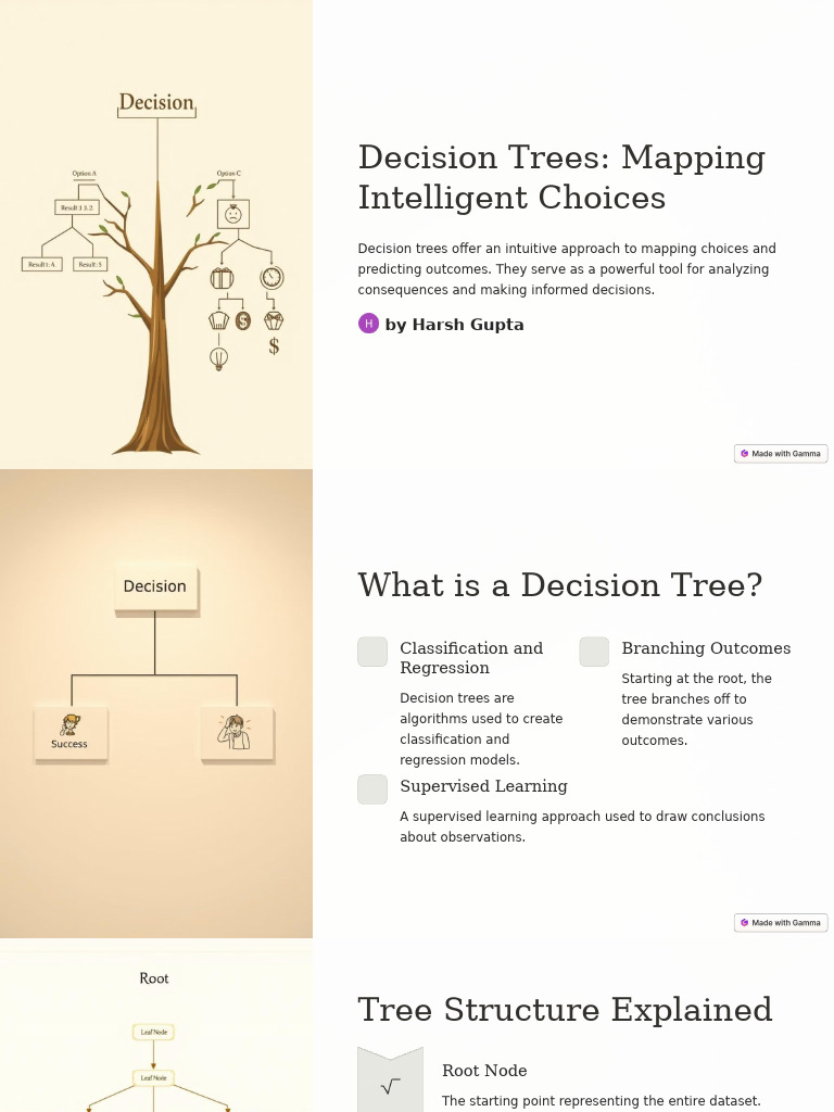 Decision Trees Mapping Intelligent Choices | PDF | Statistical ...
