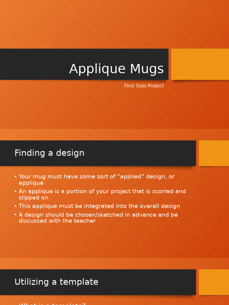 Applique Mugs | PDF