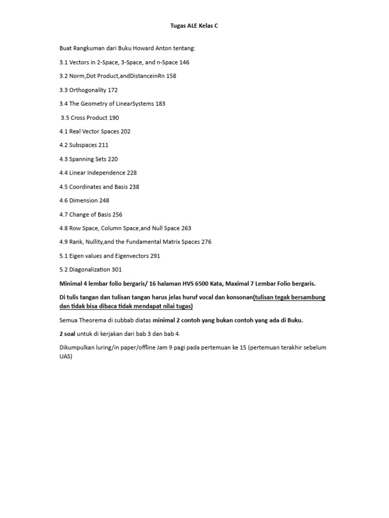 Tugas Rangkuman Dikumpulkan Pertemuan 15 | PDF