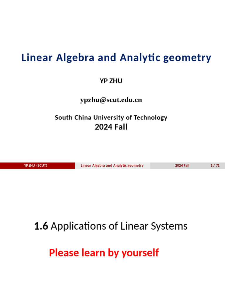 LinearAlgebra | PDF