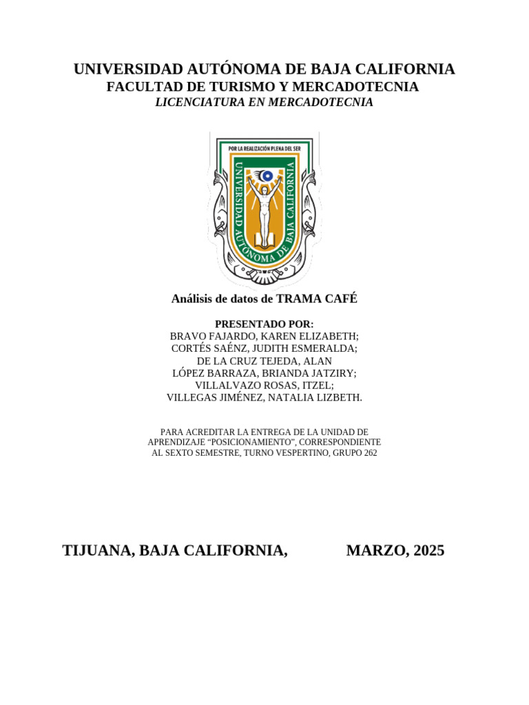 Análisis de Los Datos de Trama Café | PDF