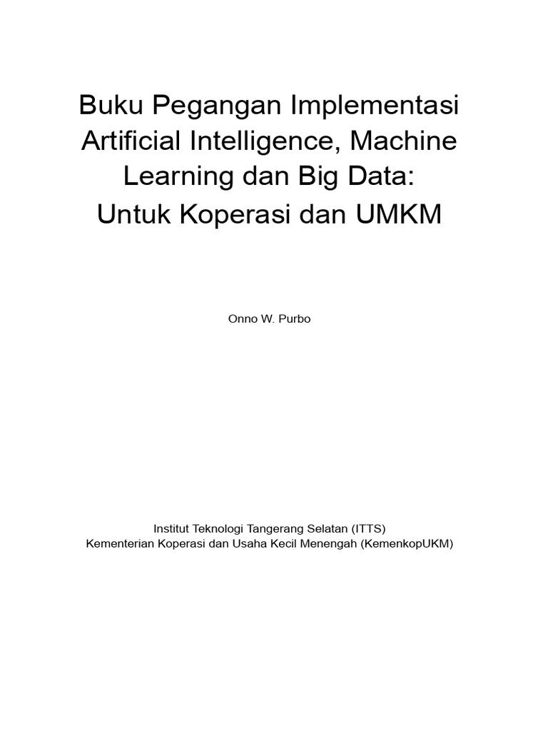 KOPUKM Buku Pegangan Implementasi Artificial Intelligence, Machine ...