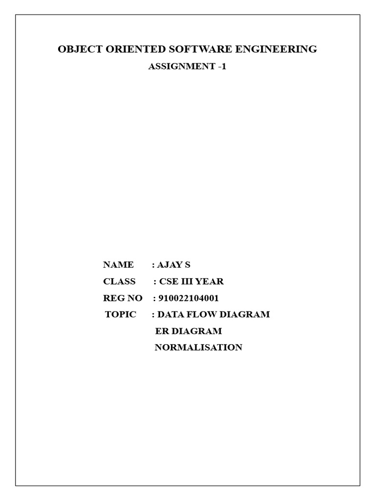 Object Oriented Software Engineering | PDF | Computing | Computer Data