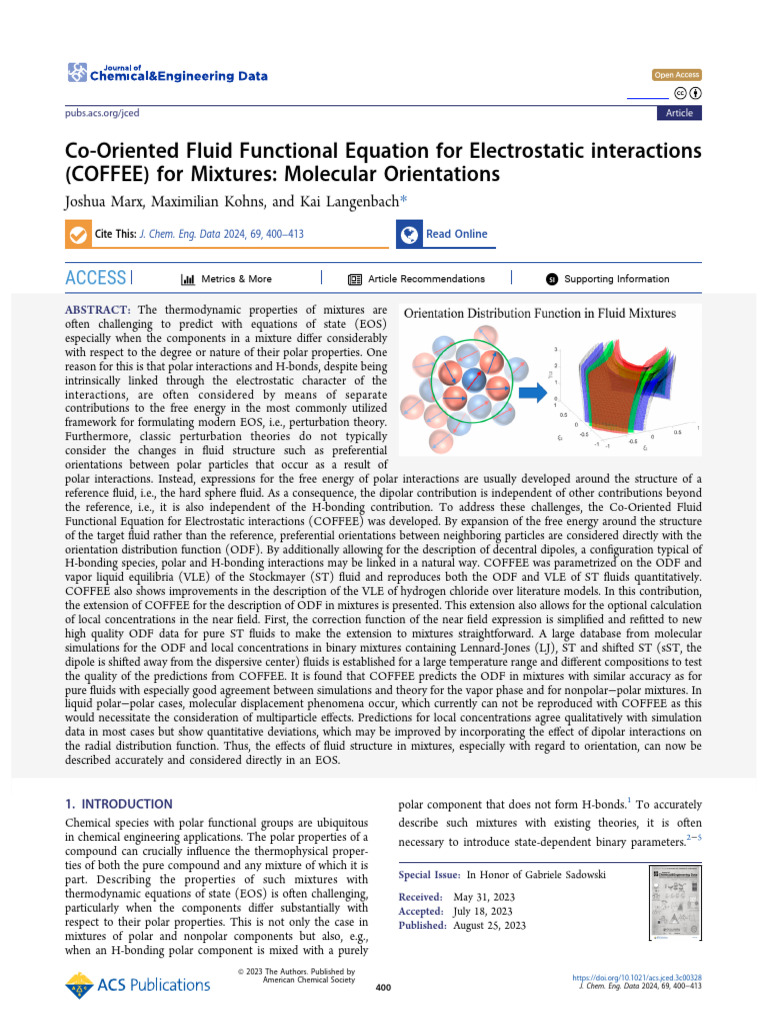 Co-Oriented Fluid Functional Equation For Electrostatic Interactions (COFFEE) For Mixtures ...