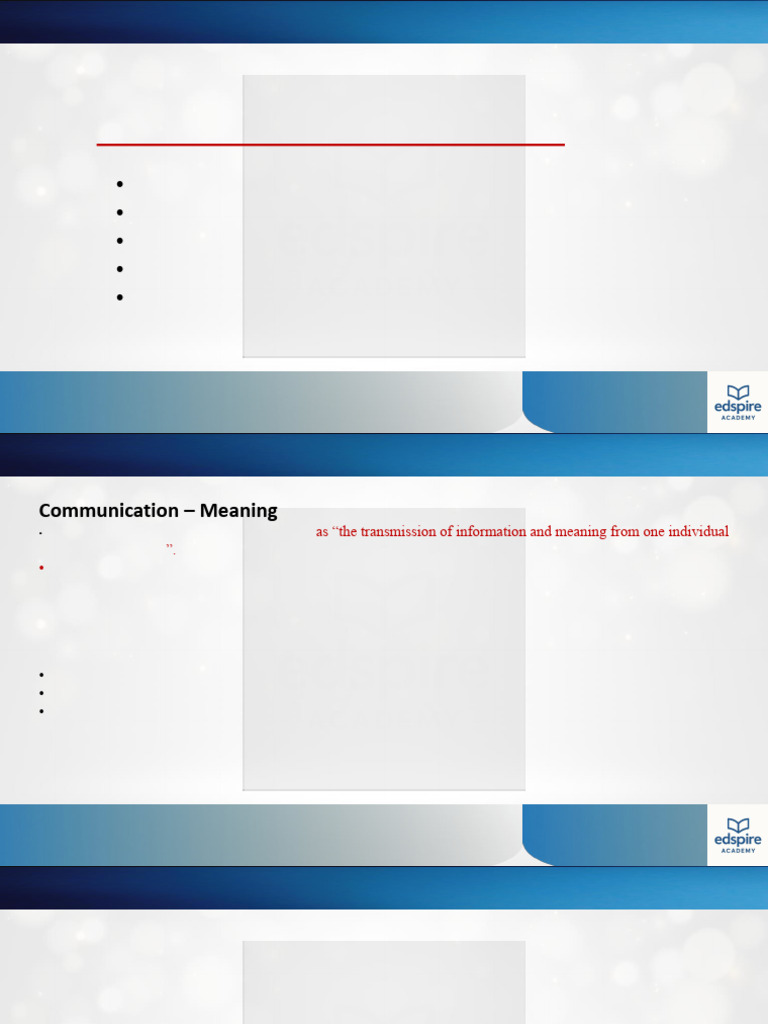 Understanding Communication: Types & Models | PDF | Communication ...