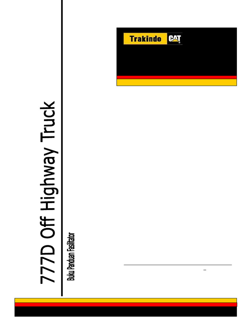 Panduan Operasional Cat 777D | PDF