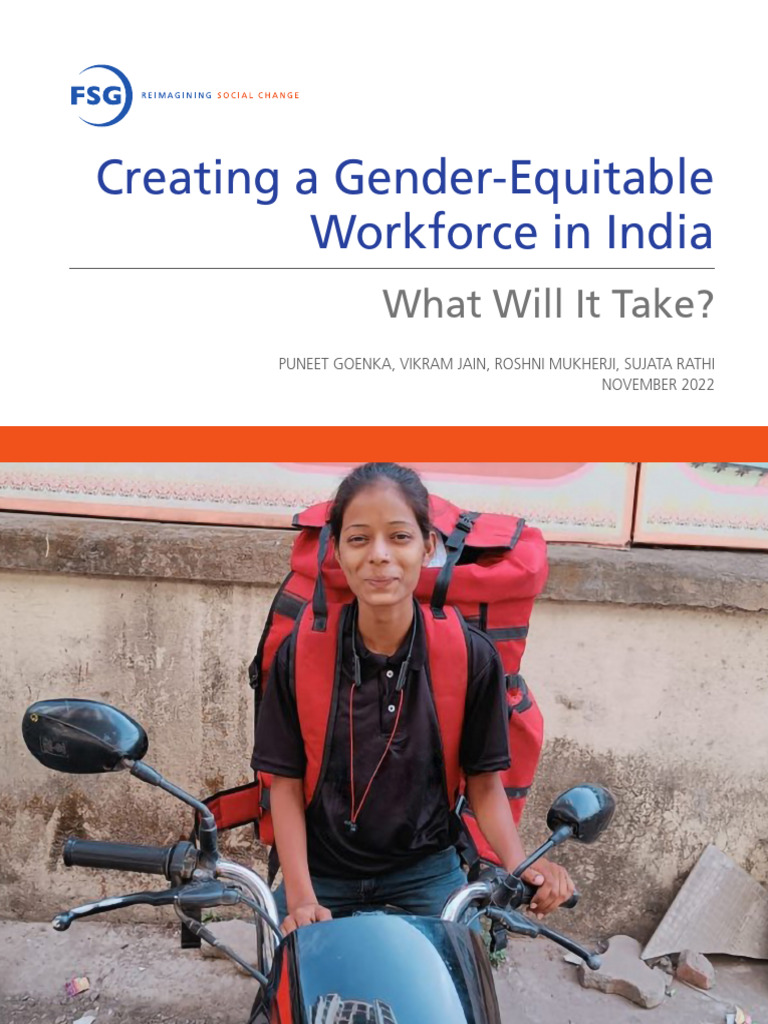 FSG - Creating A Gender Equitable Workforce in India | PDF | Employment ...