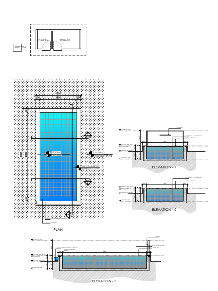 Plan & Elevations | PDF | Storm Drain | Water Pollution