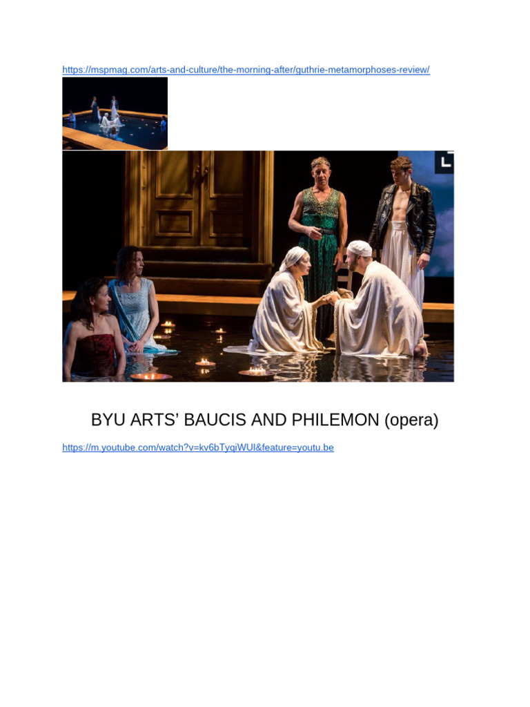 Baucis and Philemon | PDF