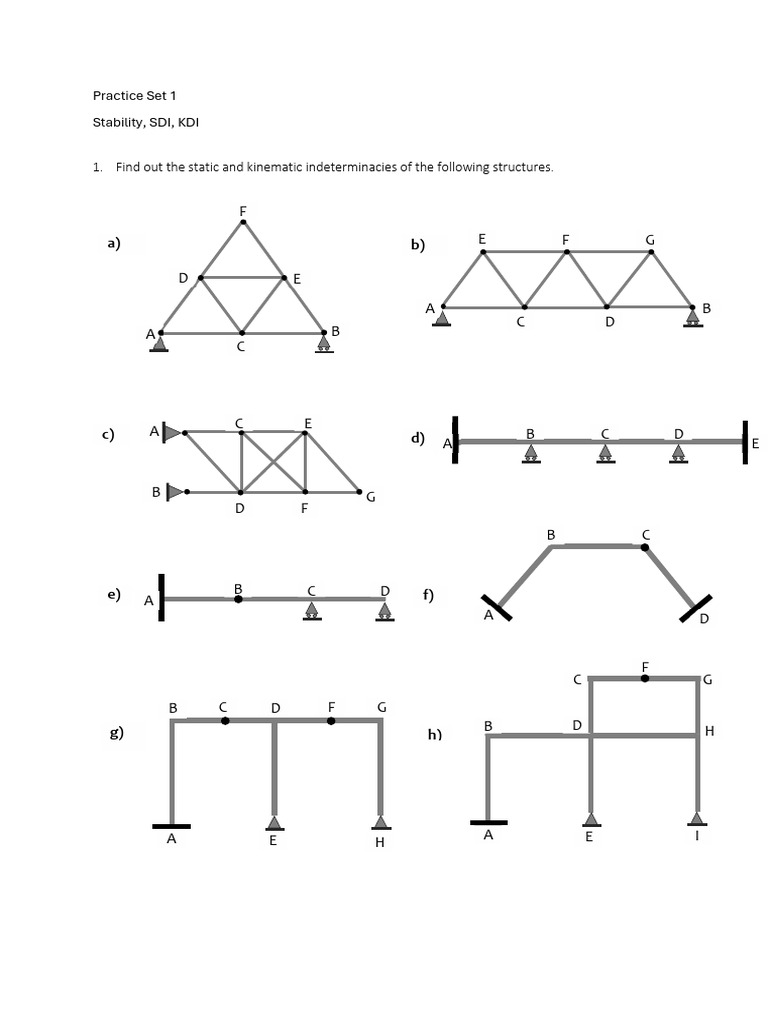 Practice Set 1 - Stability, SDI, KDI | PDF