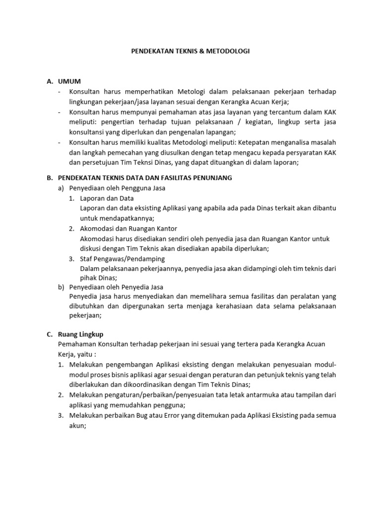 Metodologi Dan Pendekatan | PDF