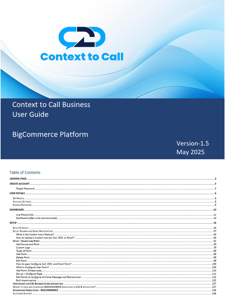C2C Business UserGuide BigCommerce v1.5 (May2025) | PDF | Icon (Computing) | Password