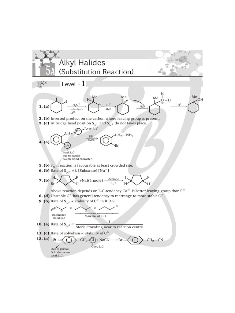 Solution Manual Advanced Problems-150-185 | PDF | Chemical Reactions ...