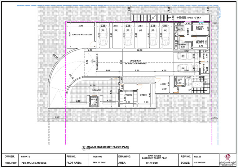Majlis Basement Floor Plan | PDF | Room