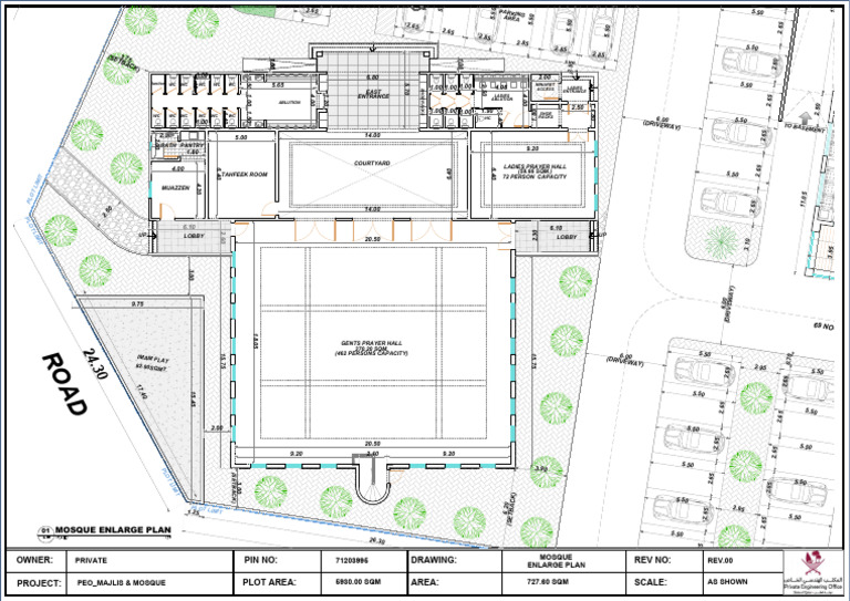 Mosque Floor Plan and Layout Details | PDF | Mosque | Style