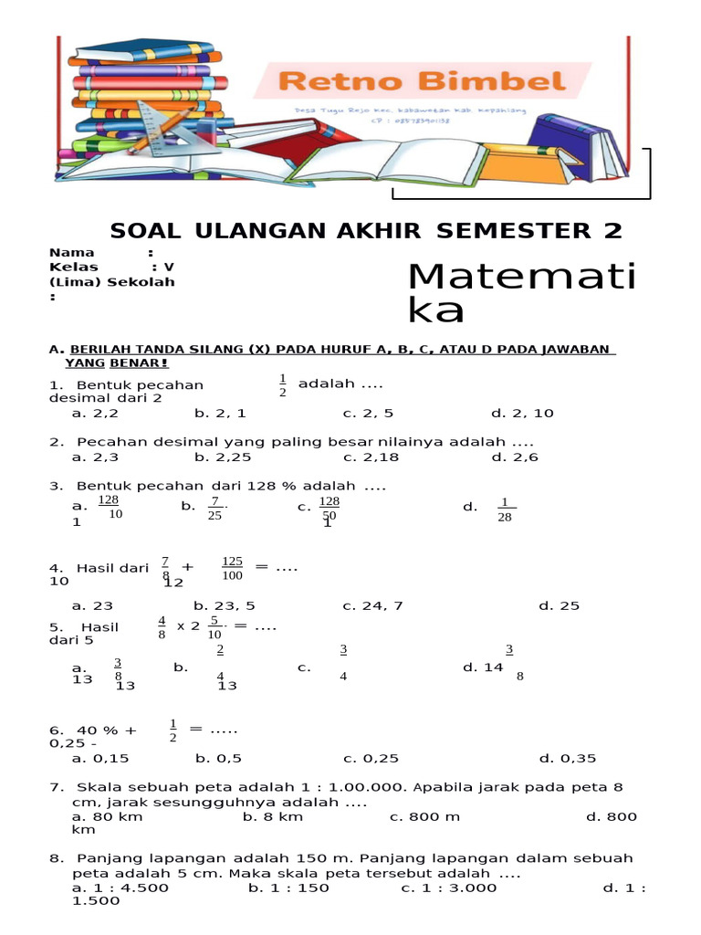 Soal Uas 2 Word | PDF