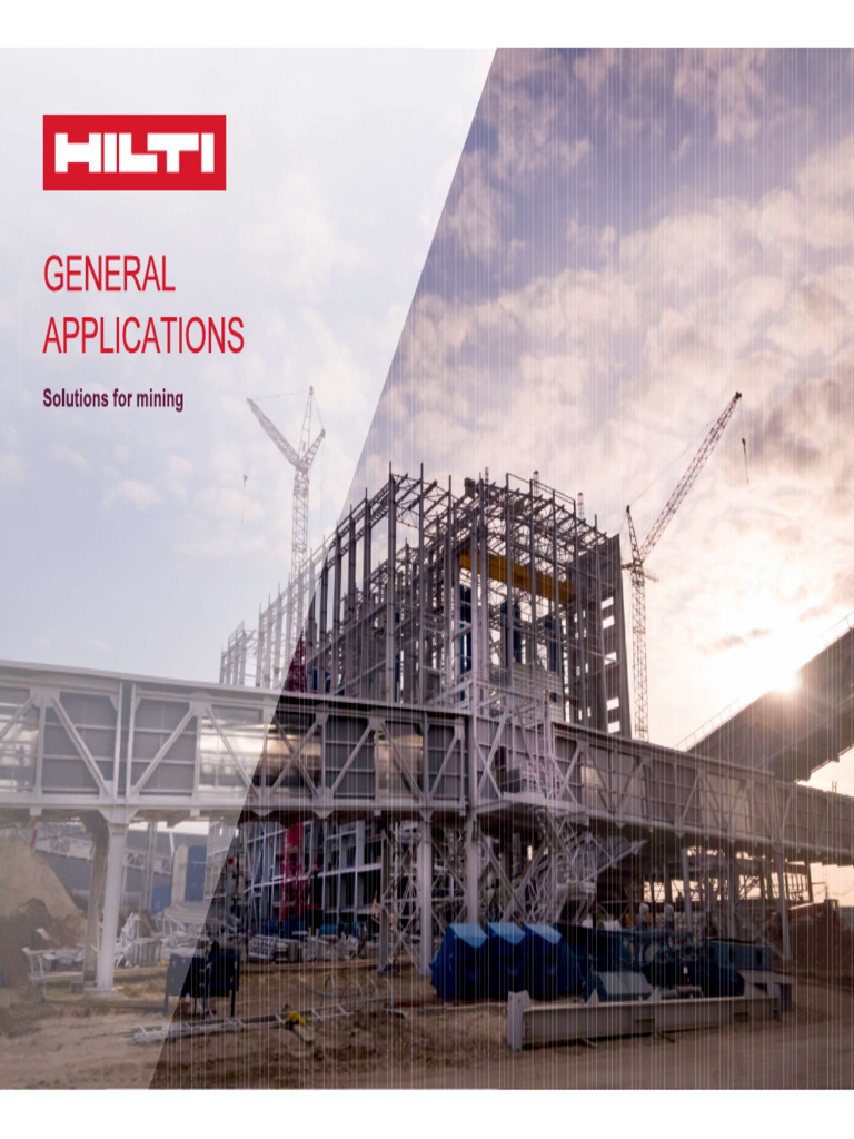 Hilti Mining - General Applications | PDF