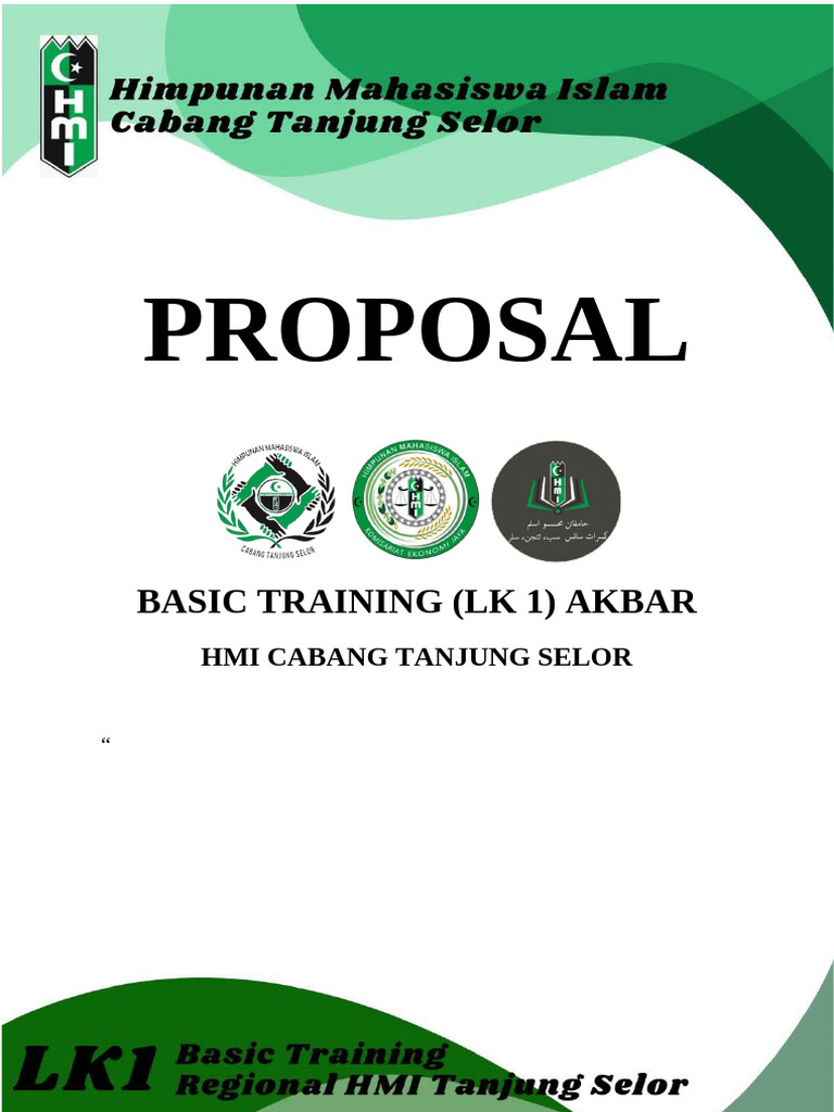 Proposal Lk 1 Akbar Hmi | PDF
