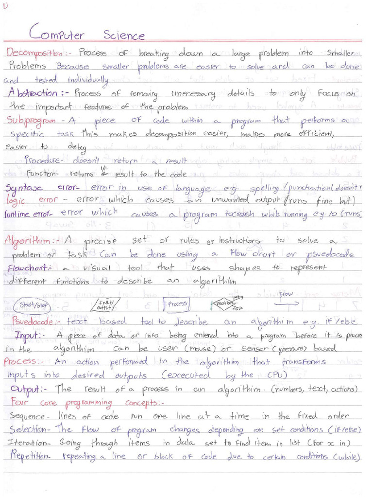 Computer Science Organized | PDF