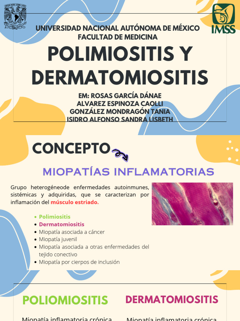 Polimiositis y Dermatomiositis | PDF | Enfermedades y trastornos ...
