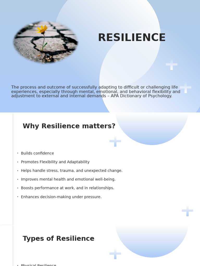 Resilience | PDF