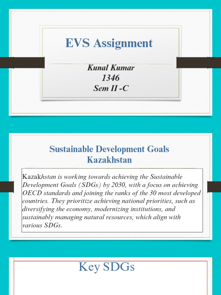 EVS ASSIGNMENT - Kunal 1346 PPTX - 20250506 - 230925 - 0000 | PDF