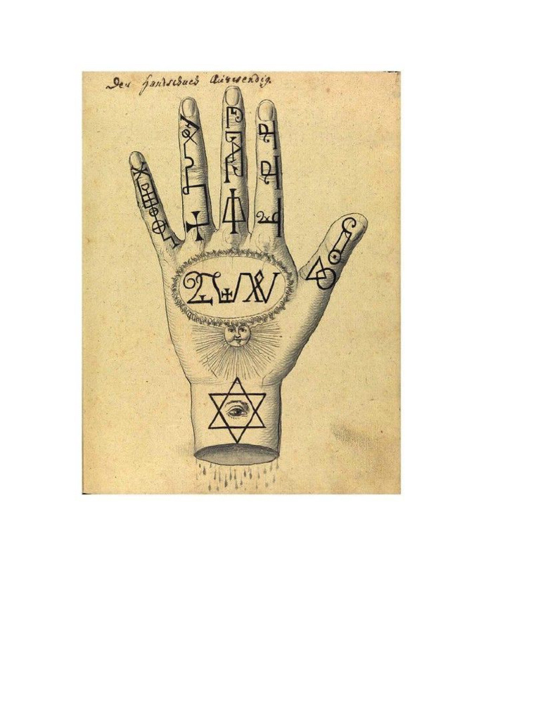 Simbolos Cabalisticos Manos | PDF
