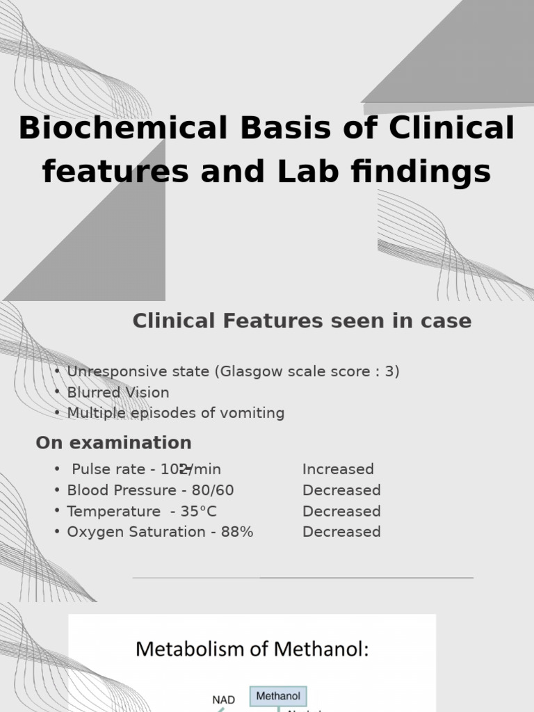 Biochemical Basis of Clinical Features and Lab Findings - 20250530 ...