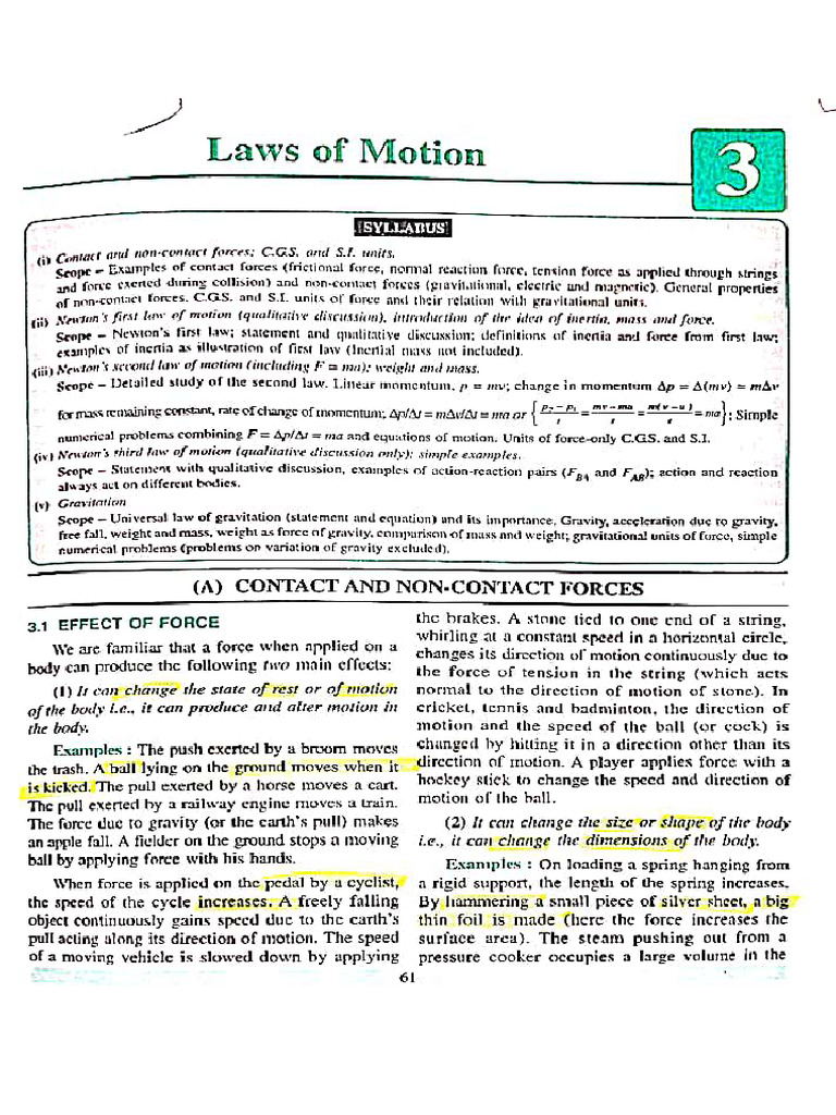Physics CH 3 Marking | PDF