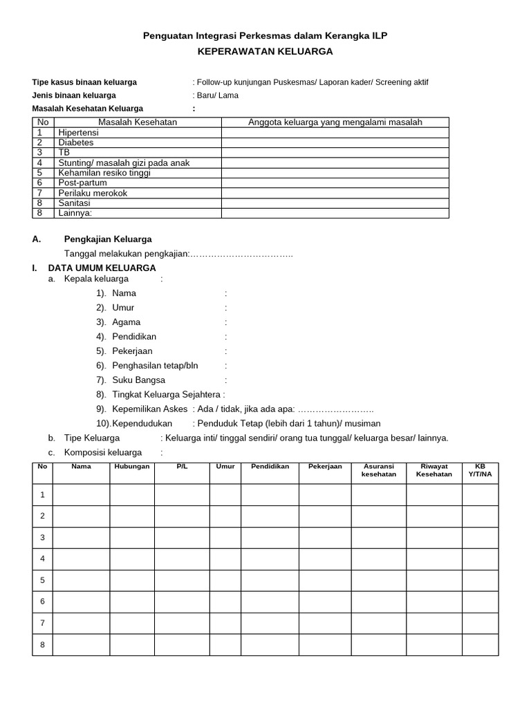 Integrasi Perkesmas dalam Keperawatan Keluarga | PDF