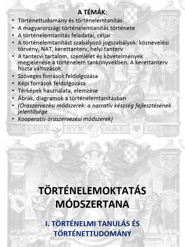 01 - Történelmi Tanulás És | PDF