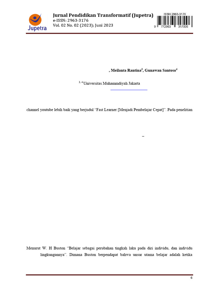 Bagaimana Cara Belajar Dengan Cepat Telaah Singkat Dari Pemikiran Dita Dwi Cahyani | PDF