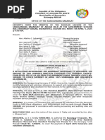 BDC SB Resolution Approving and Adopting The 3 Year BDP | PDF