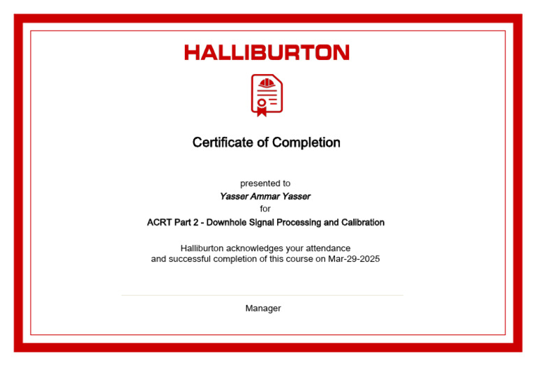 ACRT 2 Certificate | PDF