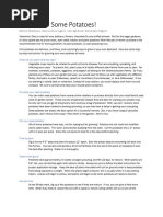 Asexual Reproduction in Potatoes | PDF | Potato | Organisms