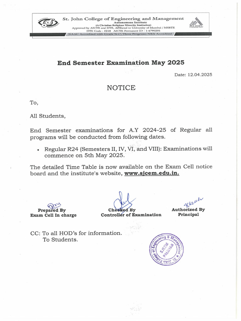 Notice-12 04 2025 | PDF